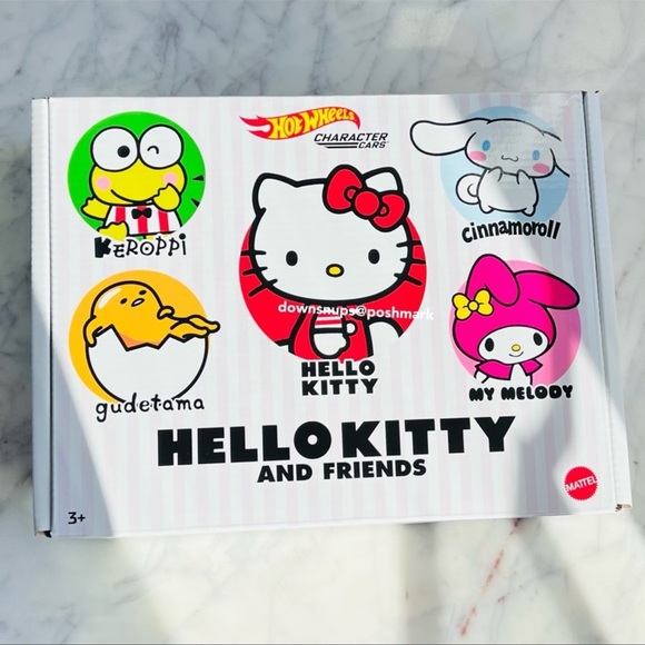 Hello Kitty | Toys | Hot Wheels 5 Pc Set Sanrio Character Cars Hello ...